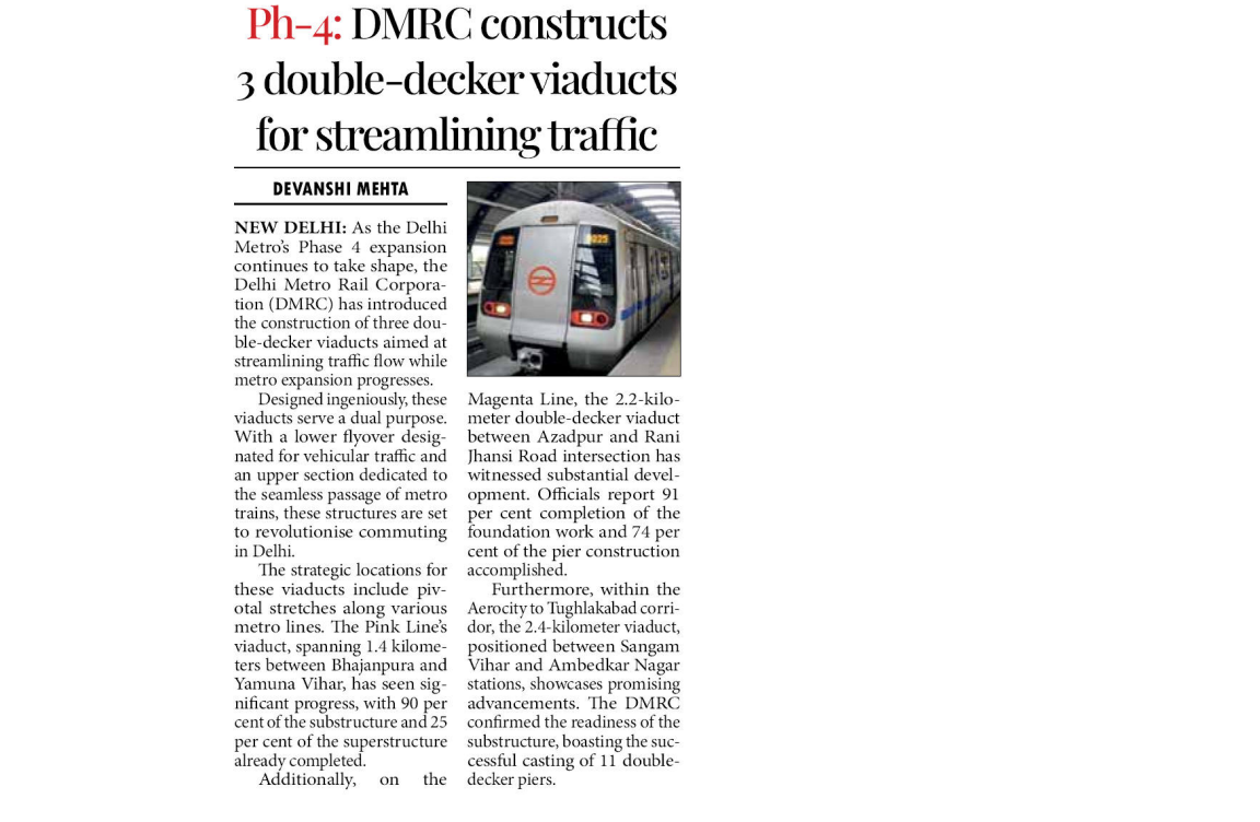 Welcome to Delhi Metro Rail Corporation(DMRC) | Official Website